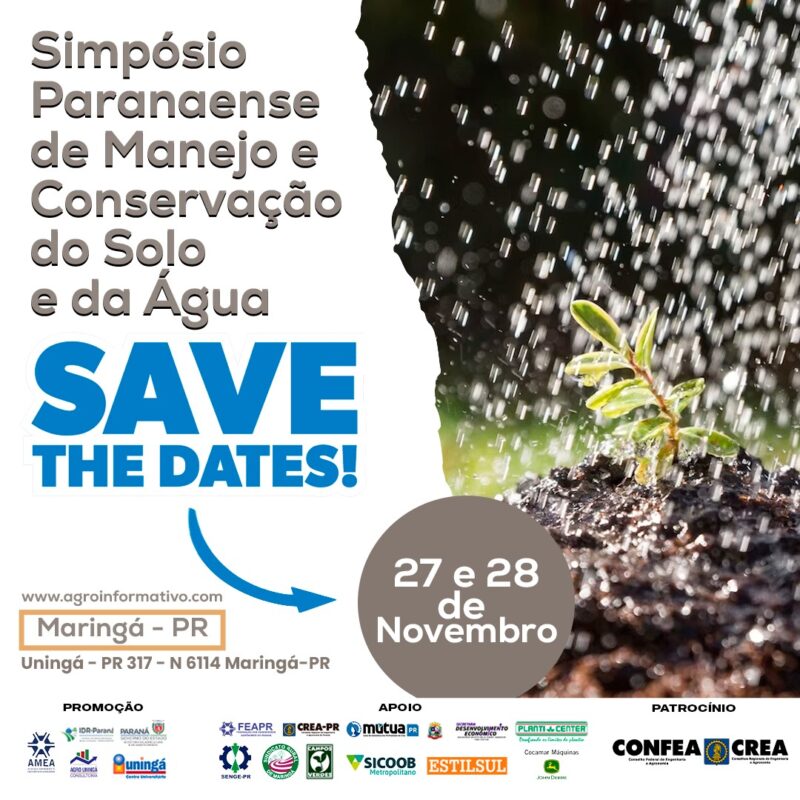 Maringá vai sediar simpósio paranaense sobre conservação de solo e água ... Maringá vai sediar simpósio paranaense sobre conservação de solo e água ...